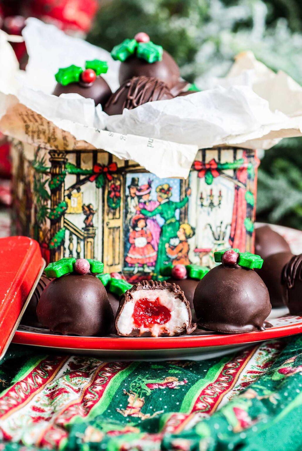 Chocolate Covered Cherries - Cherry Cordials - xoxoBella