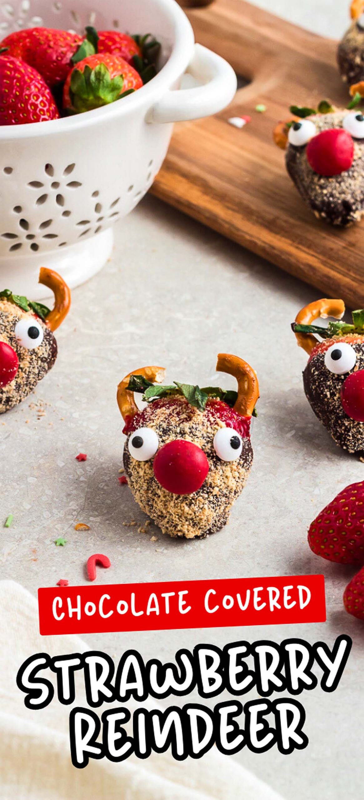 Chocolate Covered Strawberry Reindeer - xoxoBella