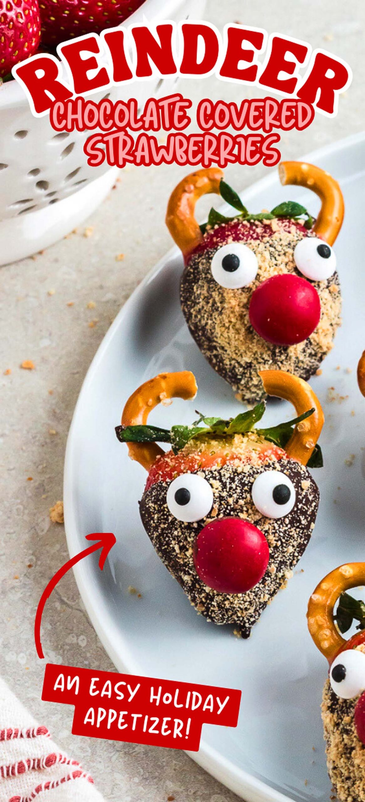 Chocolate Covered Strawberry Reindeer - xoxoBella
