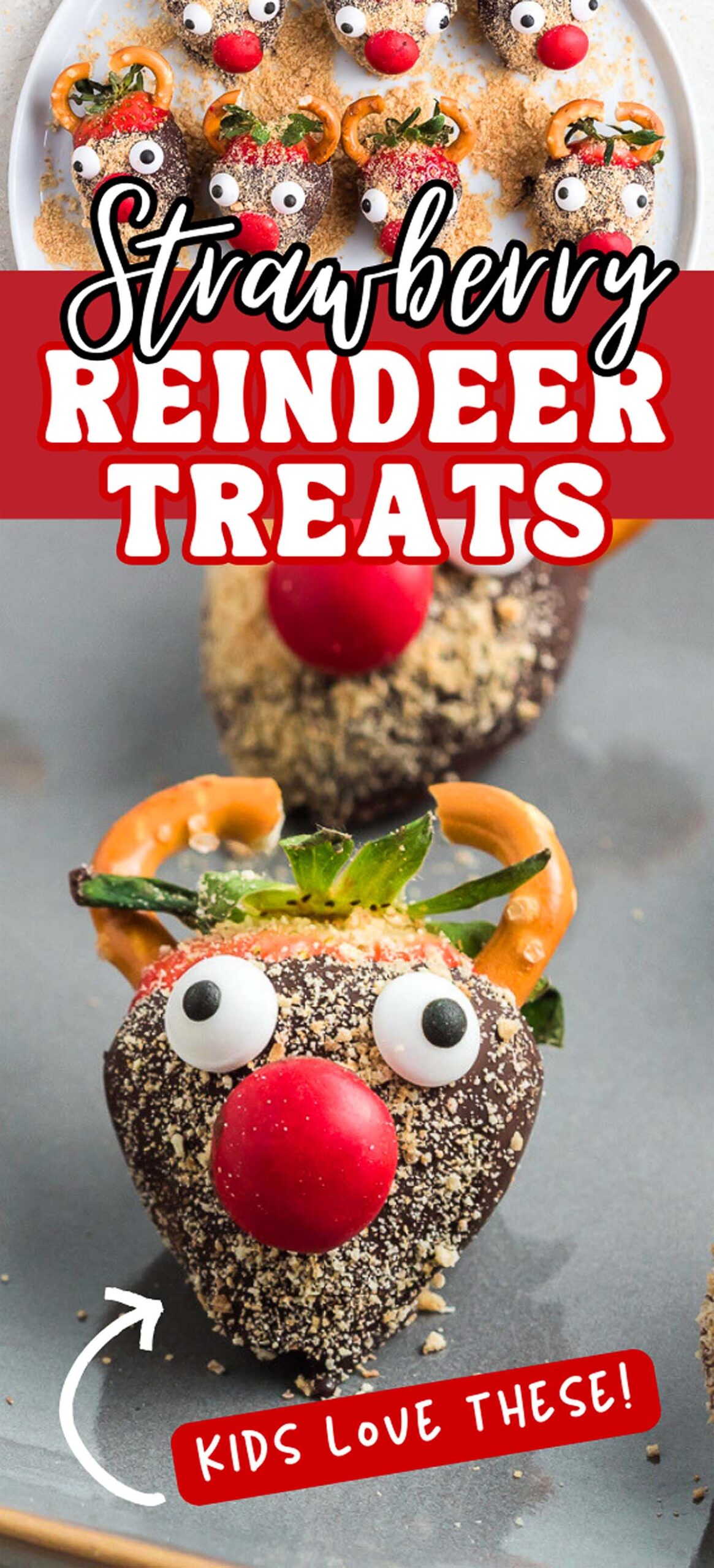 Chocolate Covered Strawberry Reindeer - xoxoBella