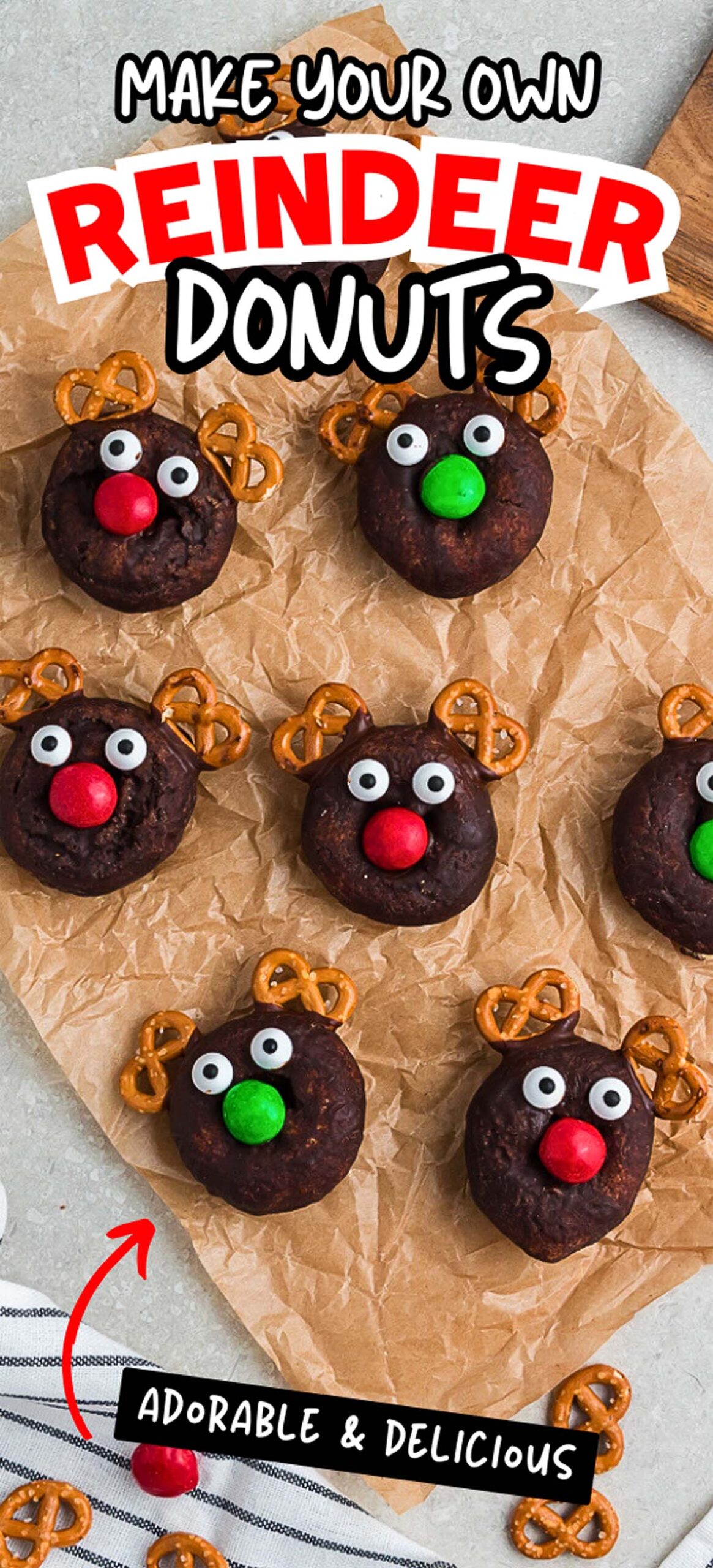 Rudolph the Reindeer Donuts - xoxoBella