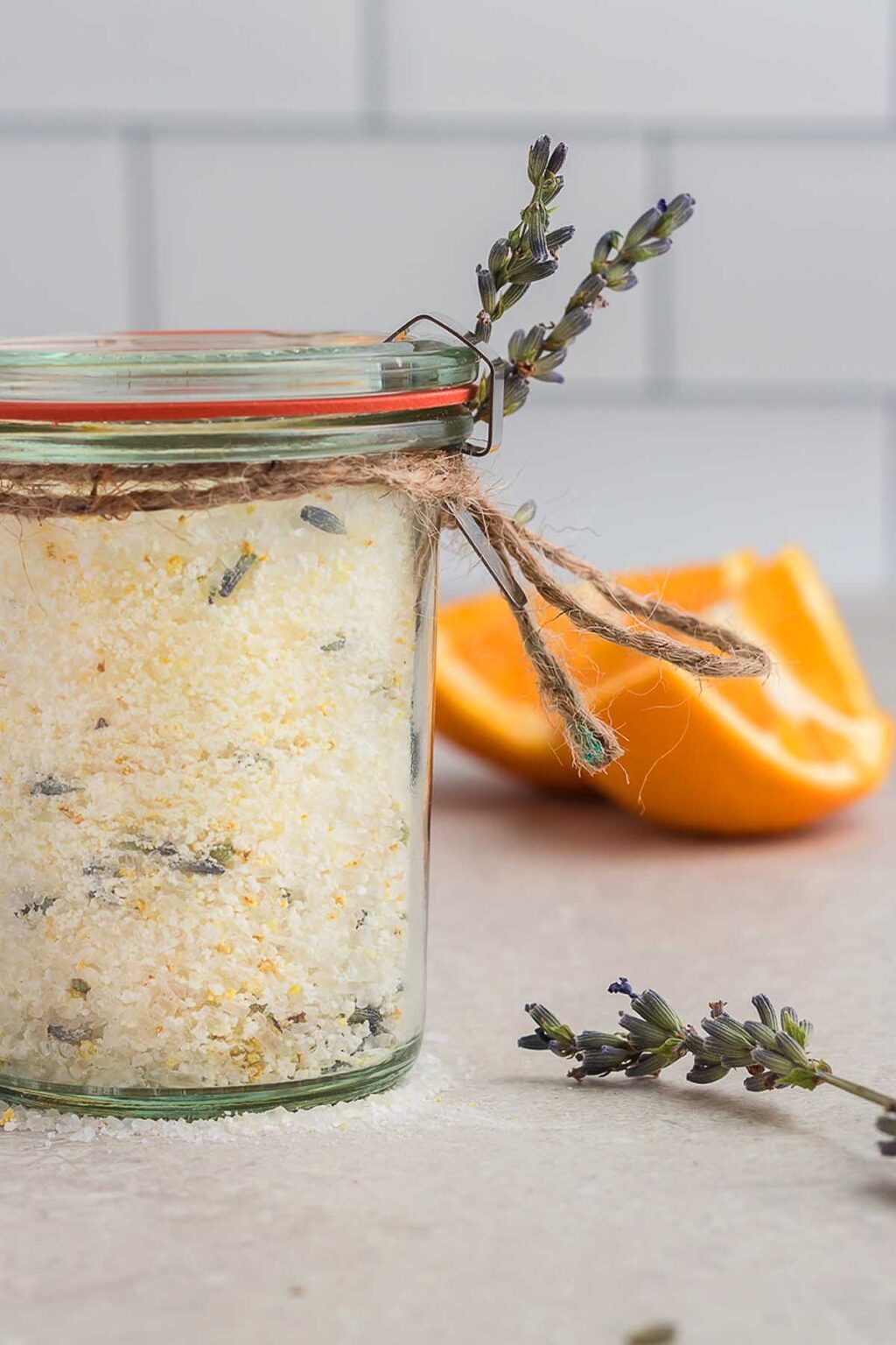 DIY Lavender Orange Bath Salts - xoxoBella