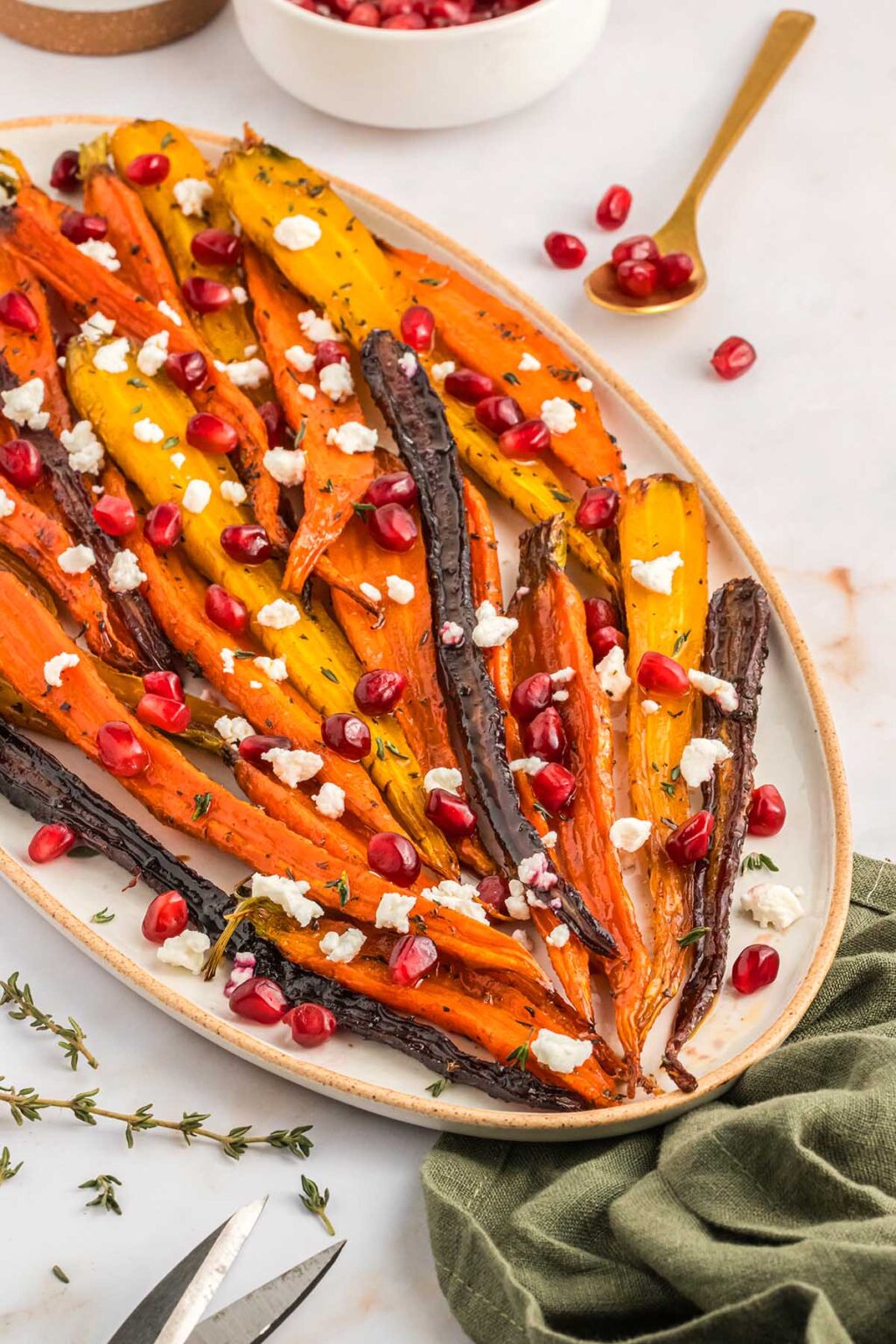 Maple Roasted Rainbow Carrots - xoxoBella