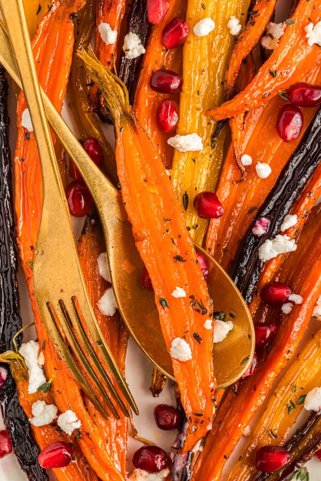 Maple Roasted Rainbow Carrots - xoxoBella
