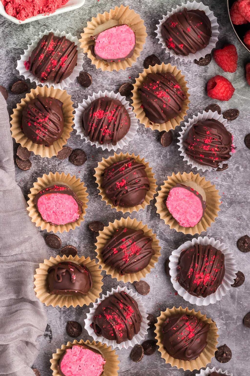 Raspberry Truffles Recipe - xoxoBella