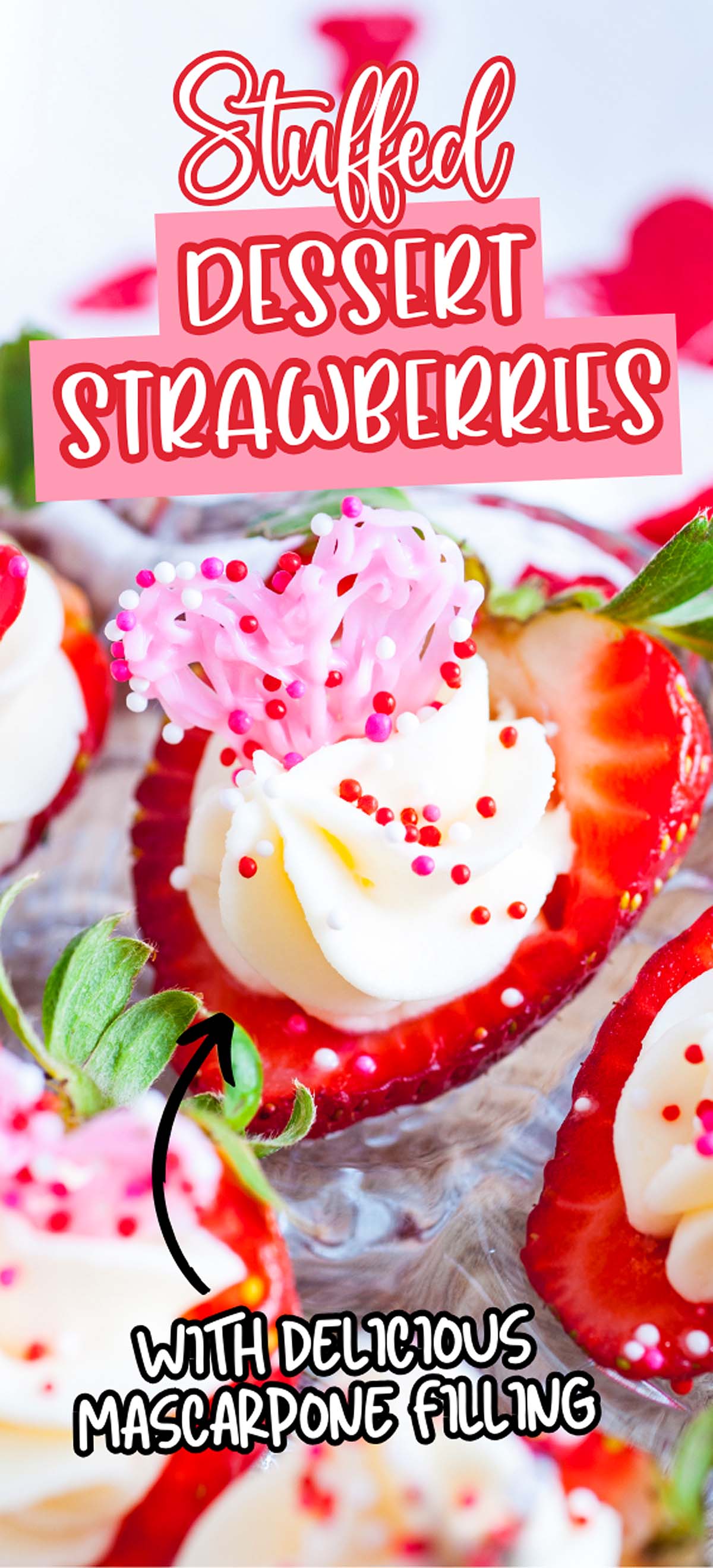Mascarpone Stuffed Strawberries - xoxoBella
