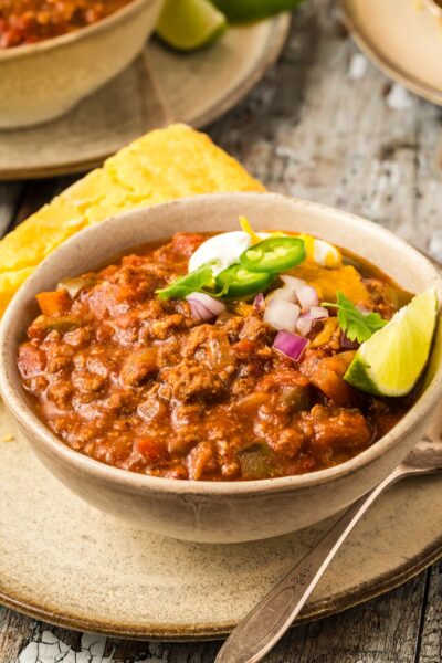 Beanless Chili - xoxoBella