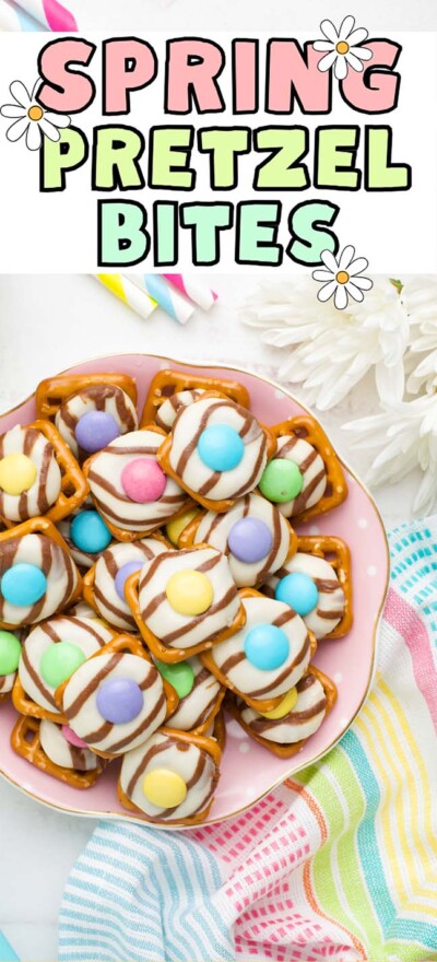 Spring Pretzel Bites - xoxoBella