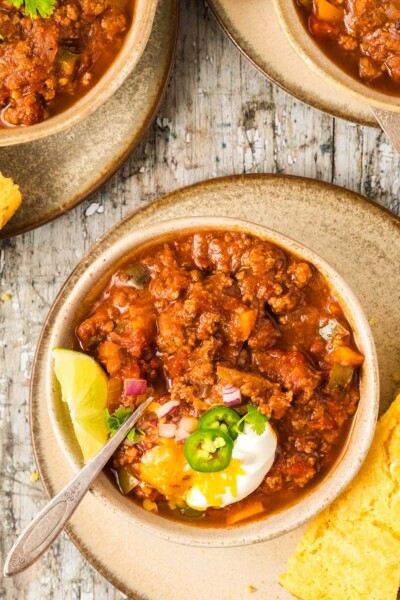 Beanless Chili - xoxoBella