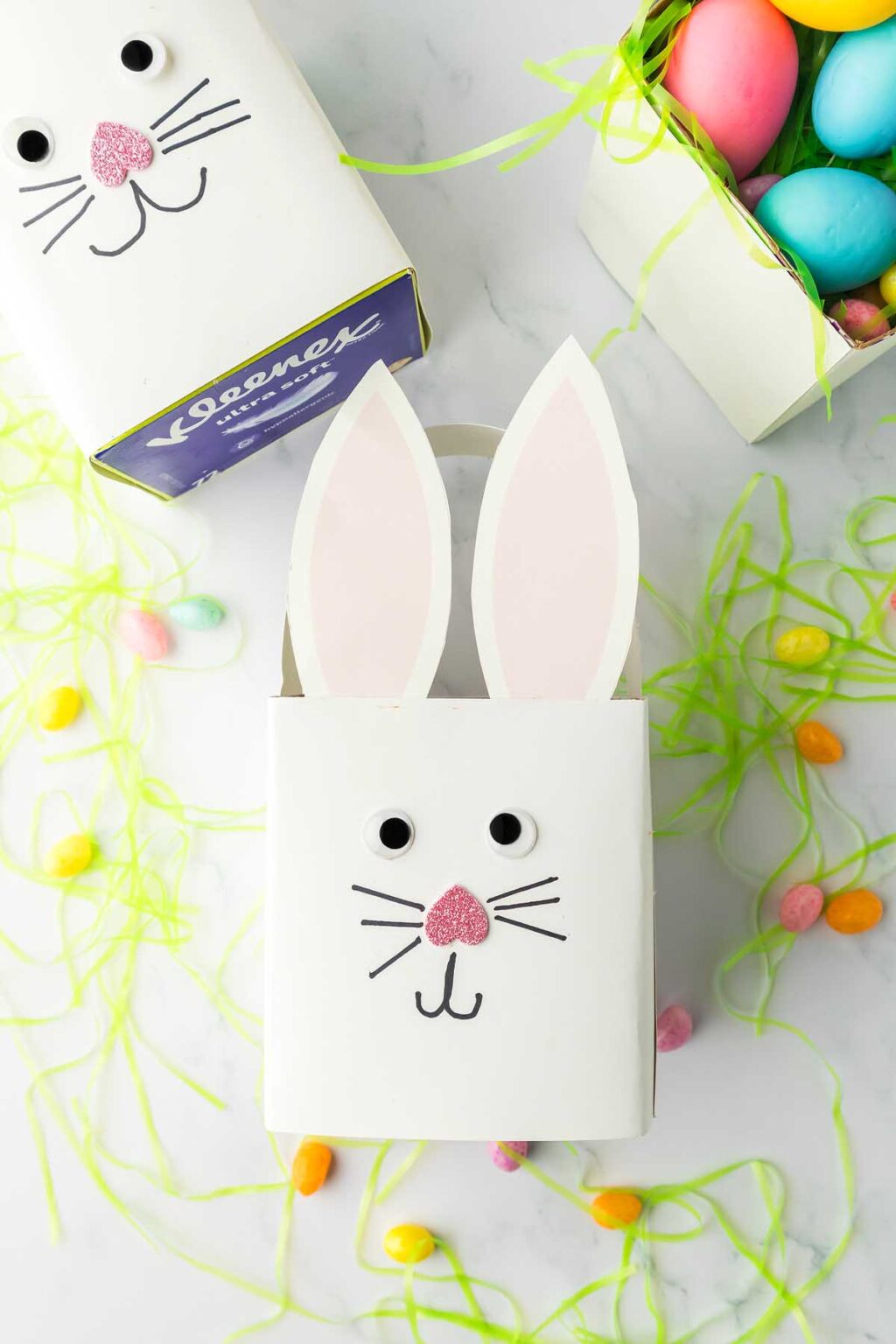 Bunny Tissue Box Easter Basket - xoxoBella