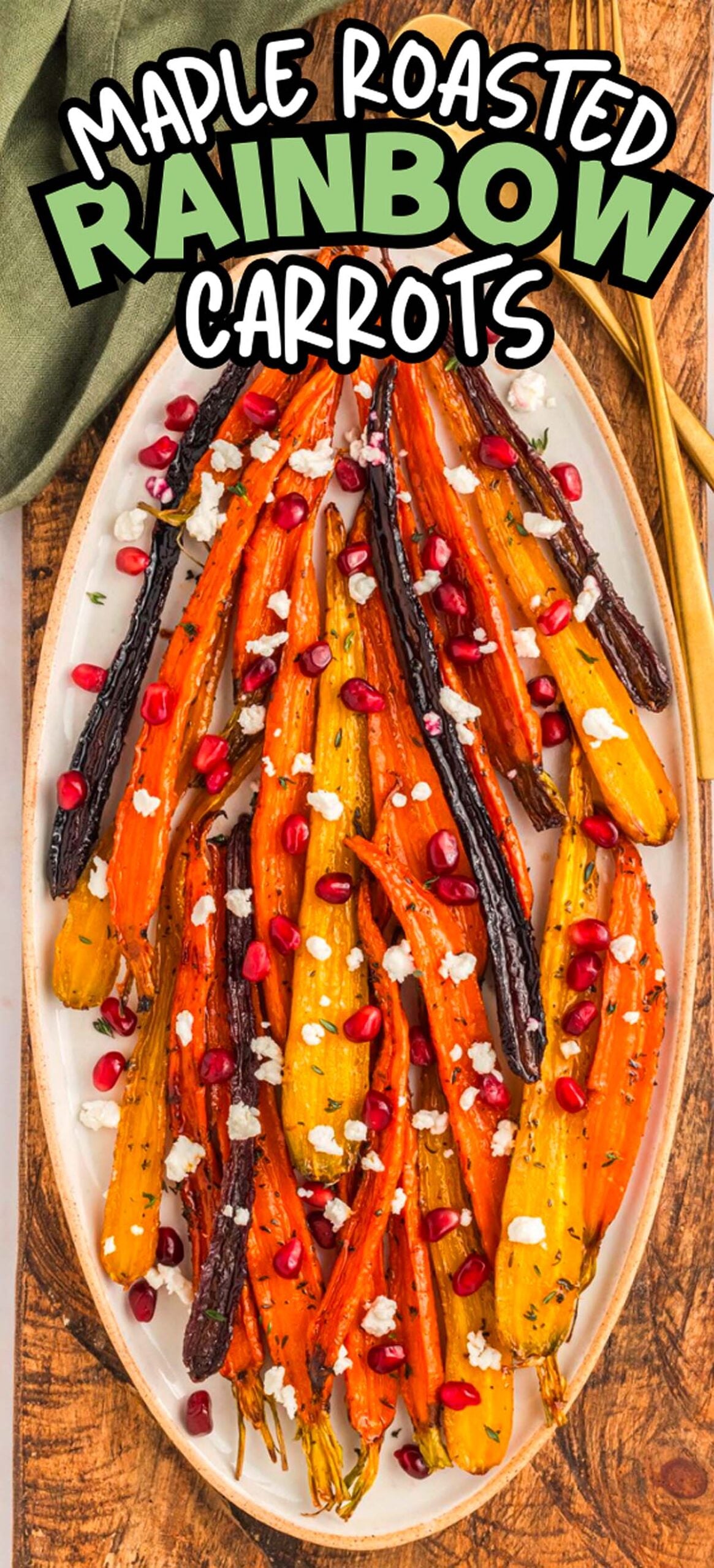 Maple Roasted Rainbow Carrots - xoxoBella