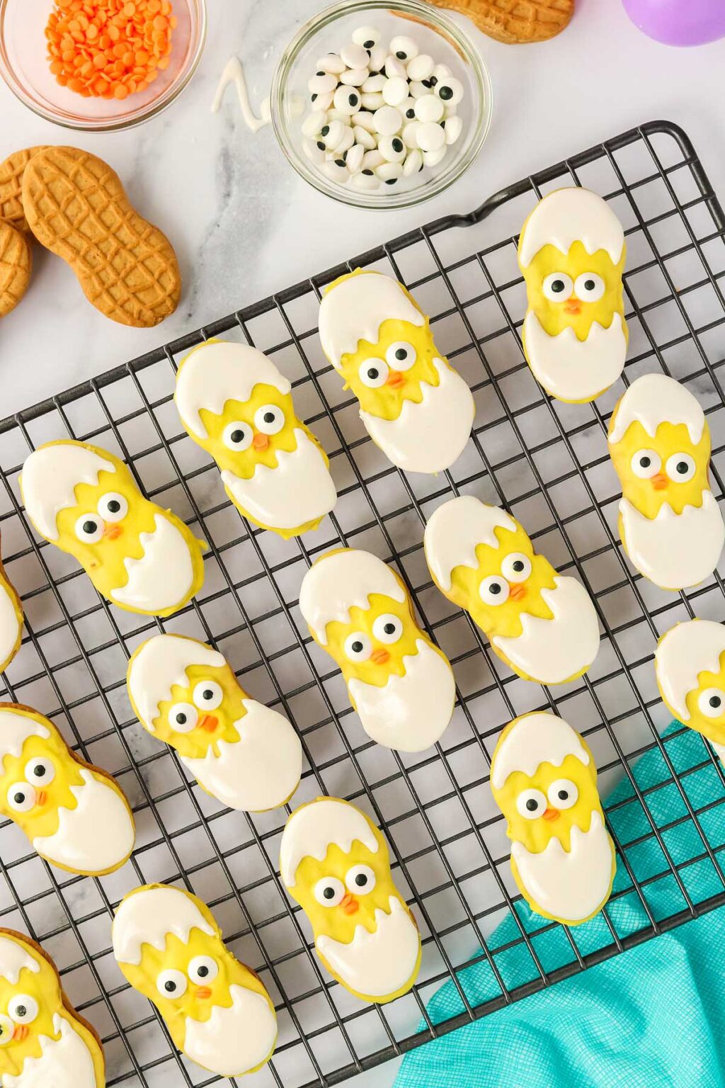 Nutter Butter Hatching Chick Cookies - xoxoBella