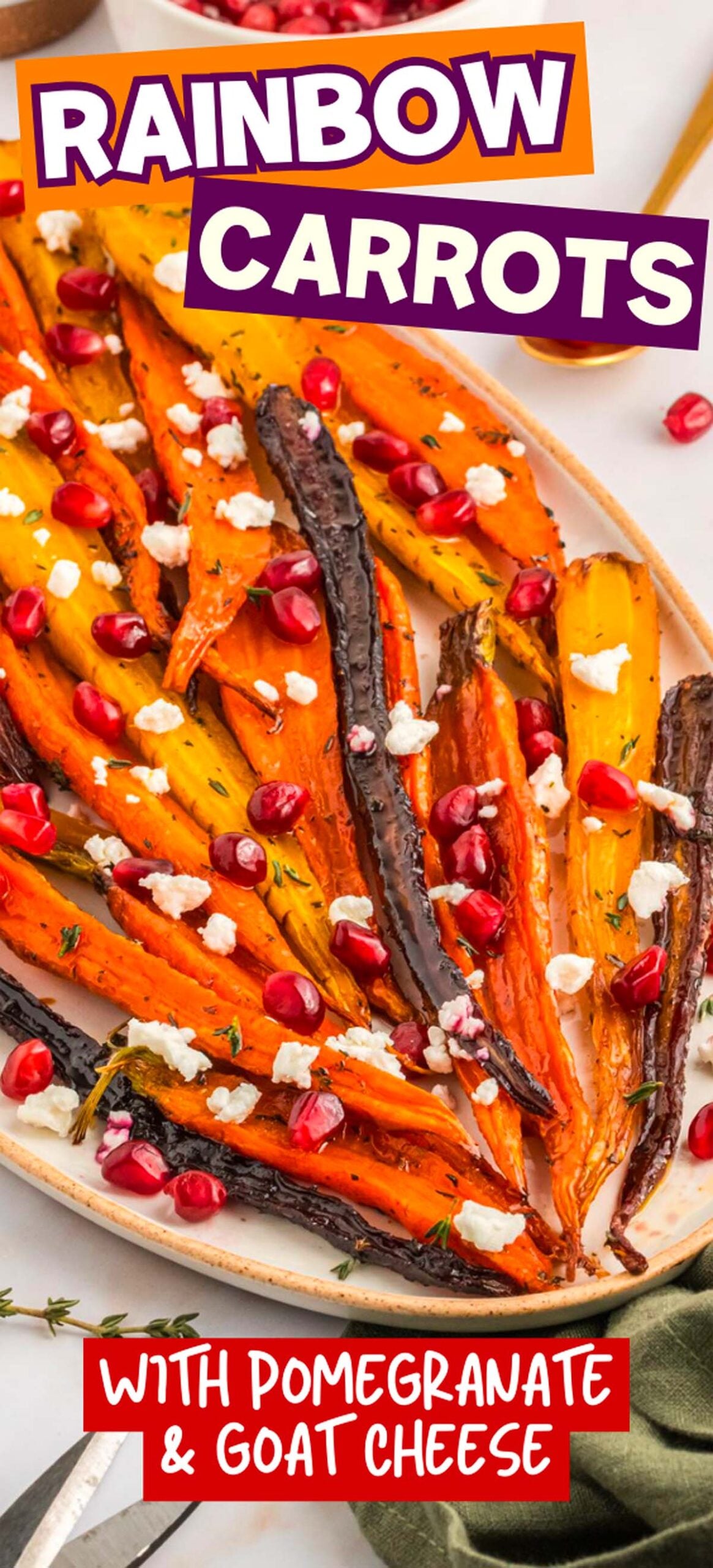 Maple Roasted Rainbow Carrots - xoxoBella
