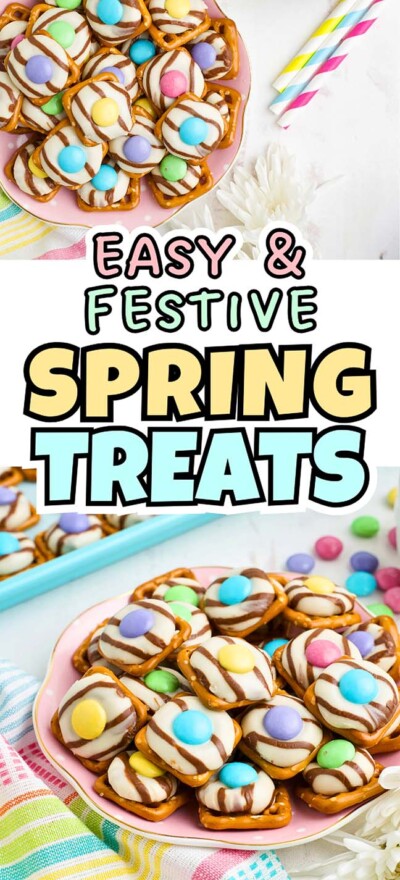 Spring Pretzel Bites - xoxoBella