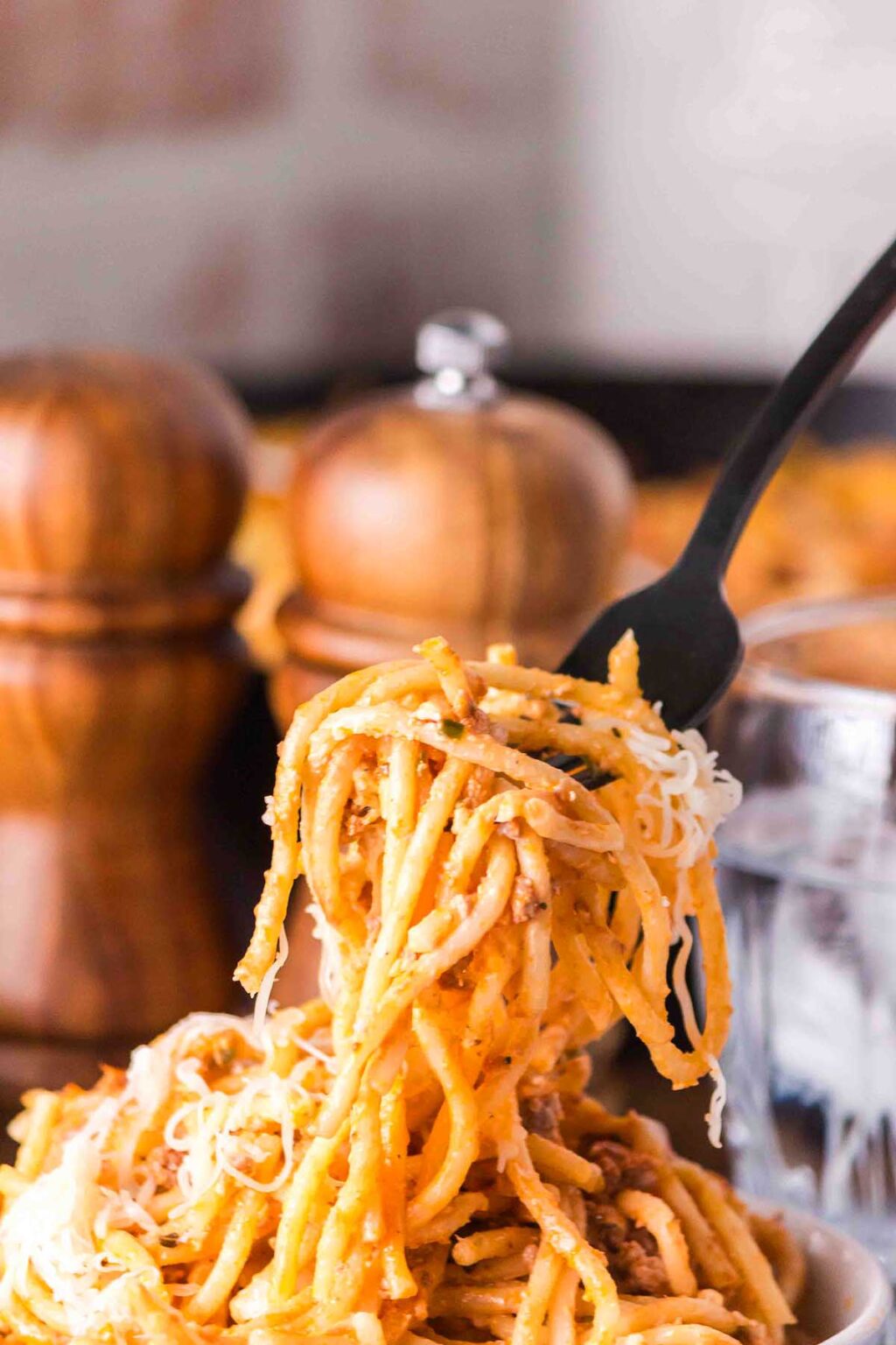 Baked Cream Cheese Spaghetti - xoxoBella