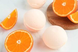 Homemade Orange Bath Bombs - xoxoBella