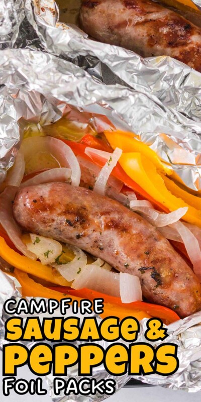 Sausage and Peppers Foil Packs - xoxoBella