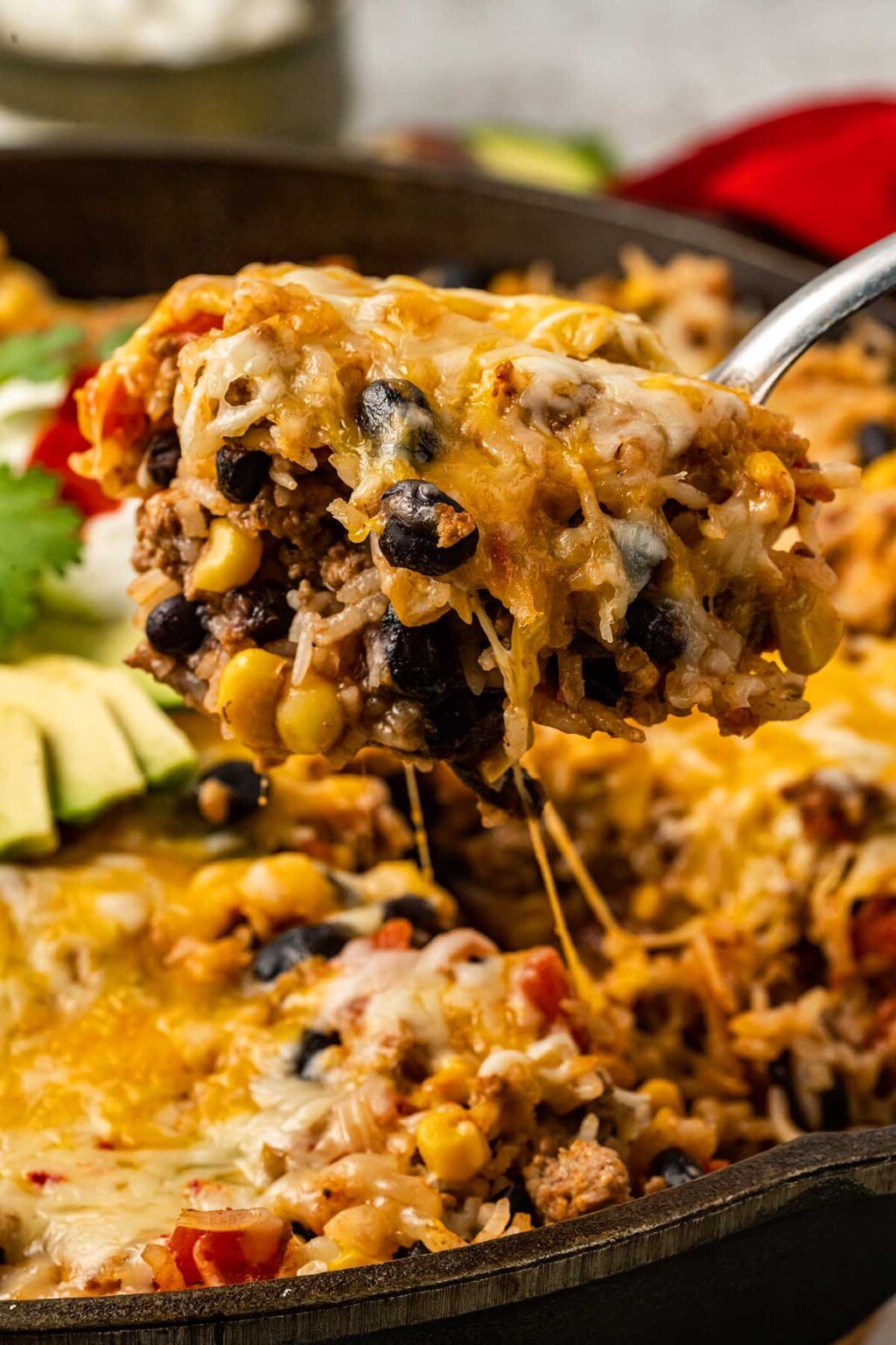 Cowboy Beef and Rice Skillet - xoxoBella