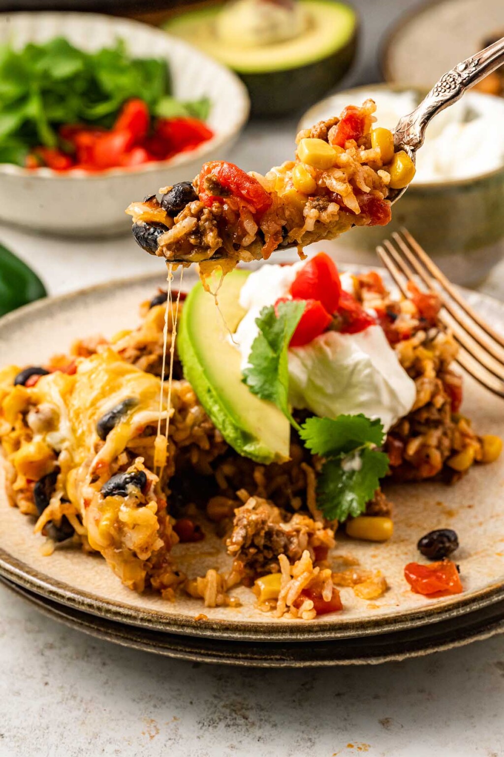 Cowboy Beef and Rice Skillet - xoxoBella