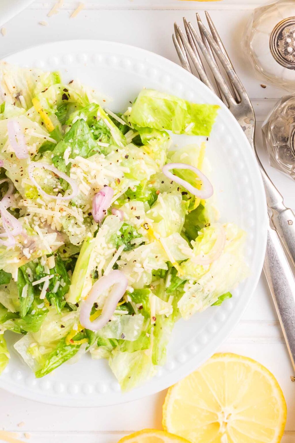 Lemon Parmesan Chopped Salad - xoxoBella