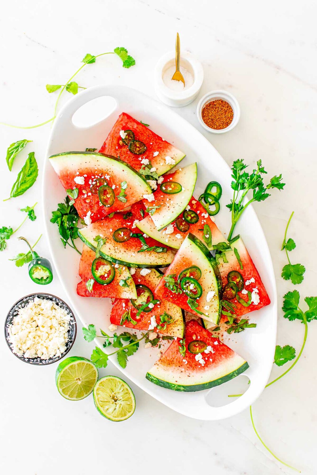 Spicy Watermelon Jalapeño Salad - xoxoBella