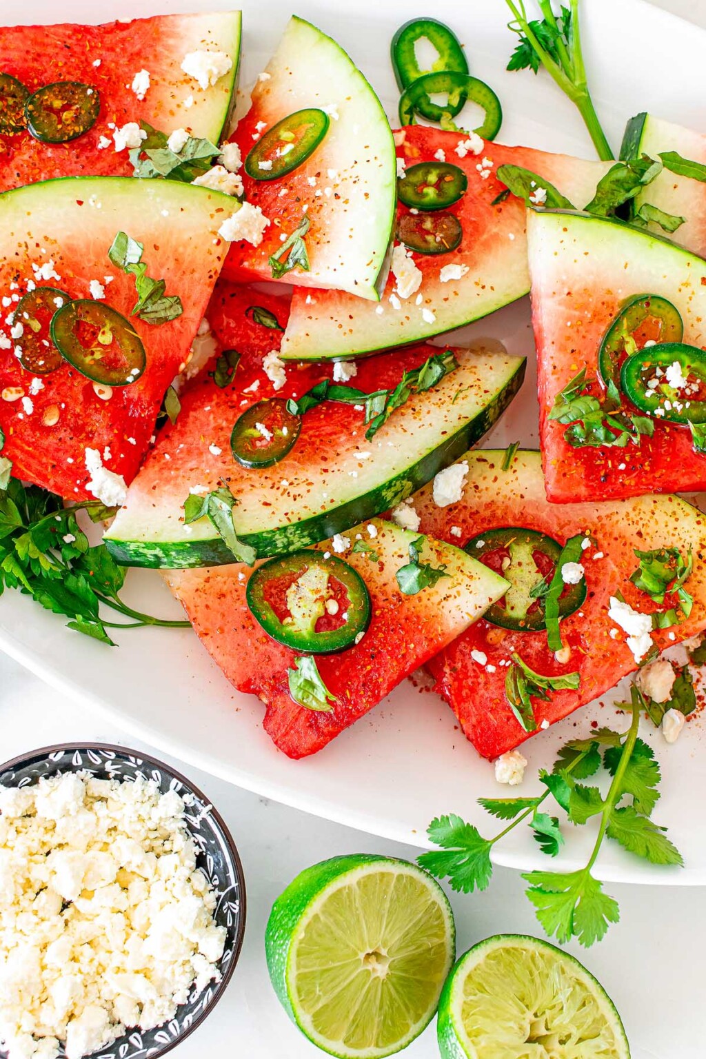 Spicy Watermelon Jalapeño Salad - xoxoBella
