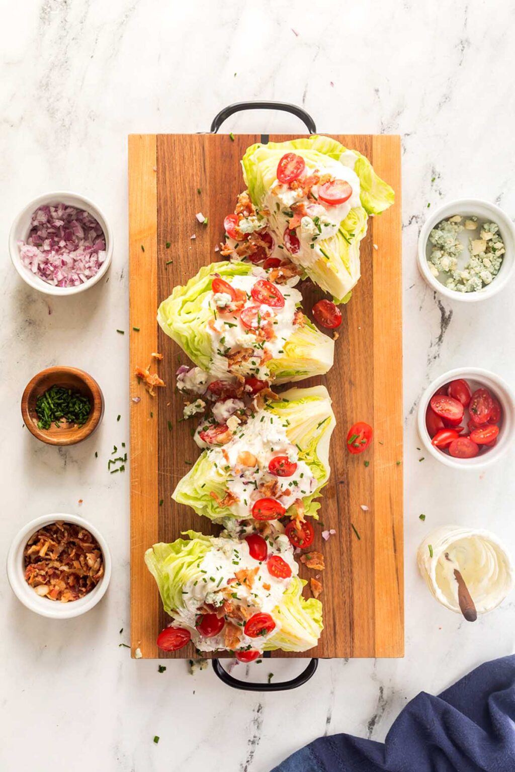 Iceberg Wedge Salad - xoxoBella