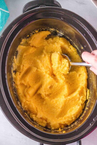 Slow Cooker Polenta - xoxoBella