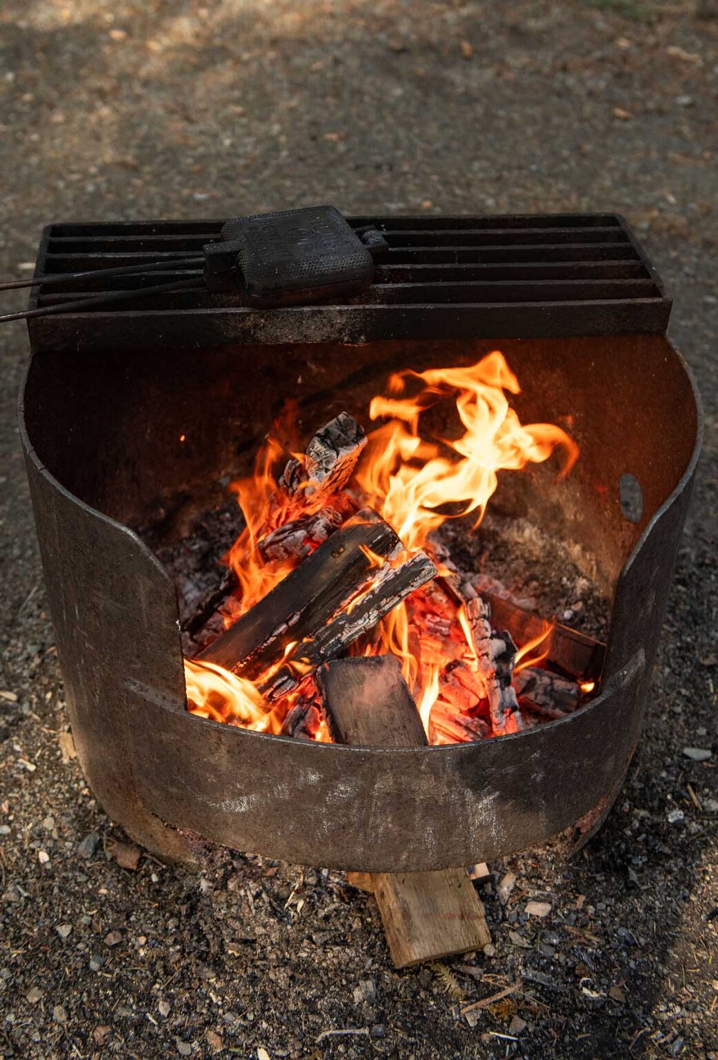 How to Cook With a Pie Iron Over a Campfire - xoxoBella