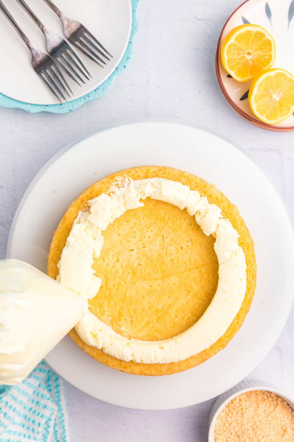 Italian Lemon Mascarpone Cake - xoxoBella