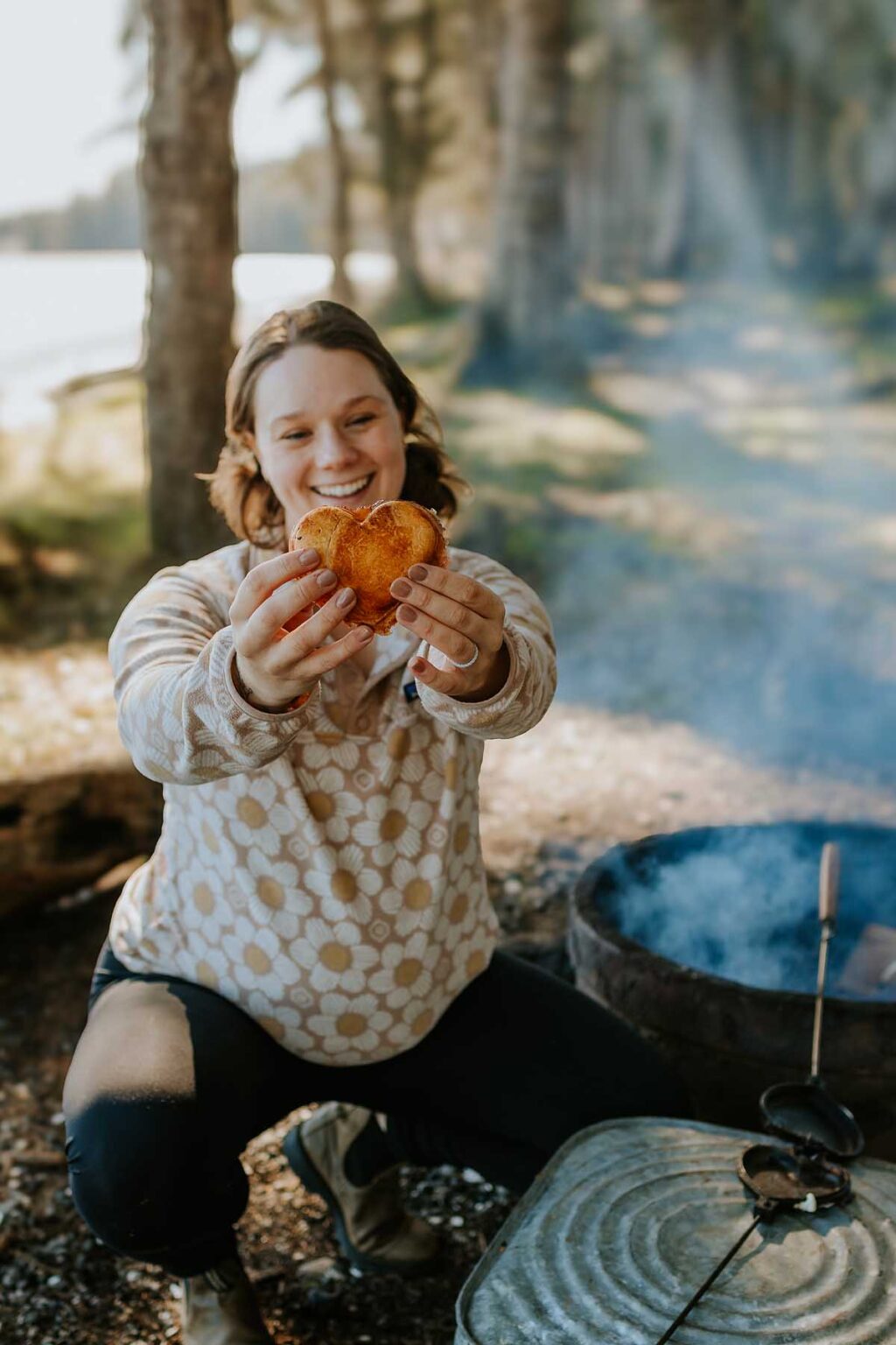 Pie Iron Cherry Pie - xoxoBella