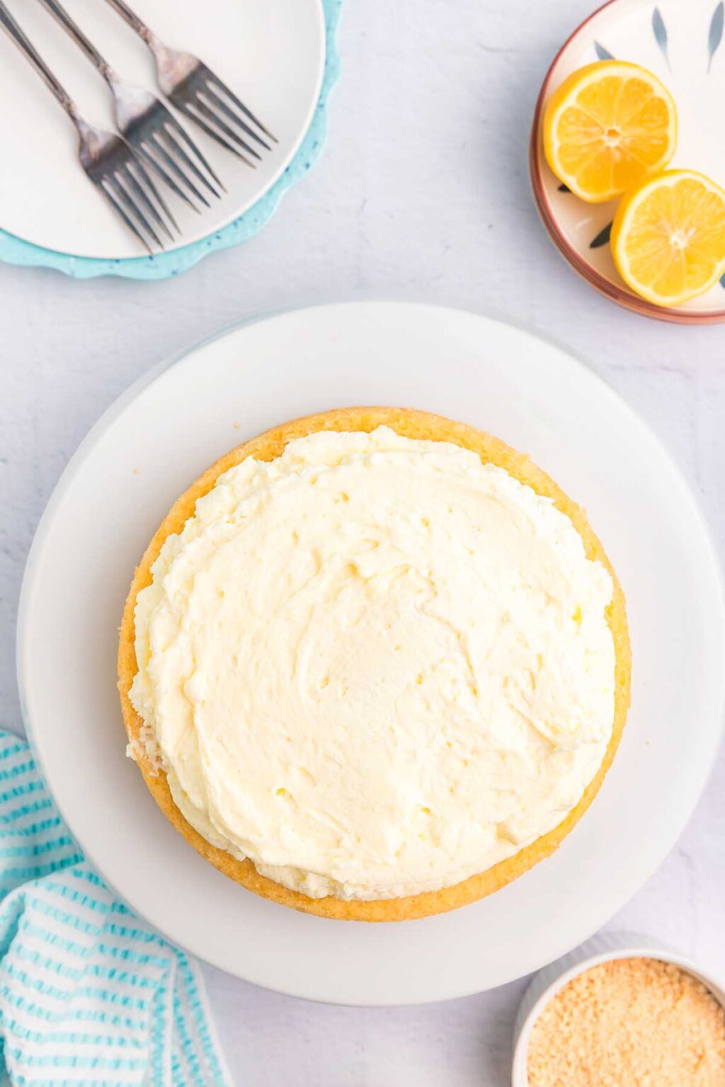 Italian Lemon Mascarpone Cake - xoxoBella