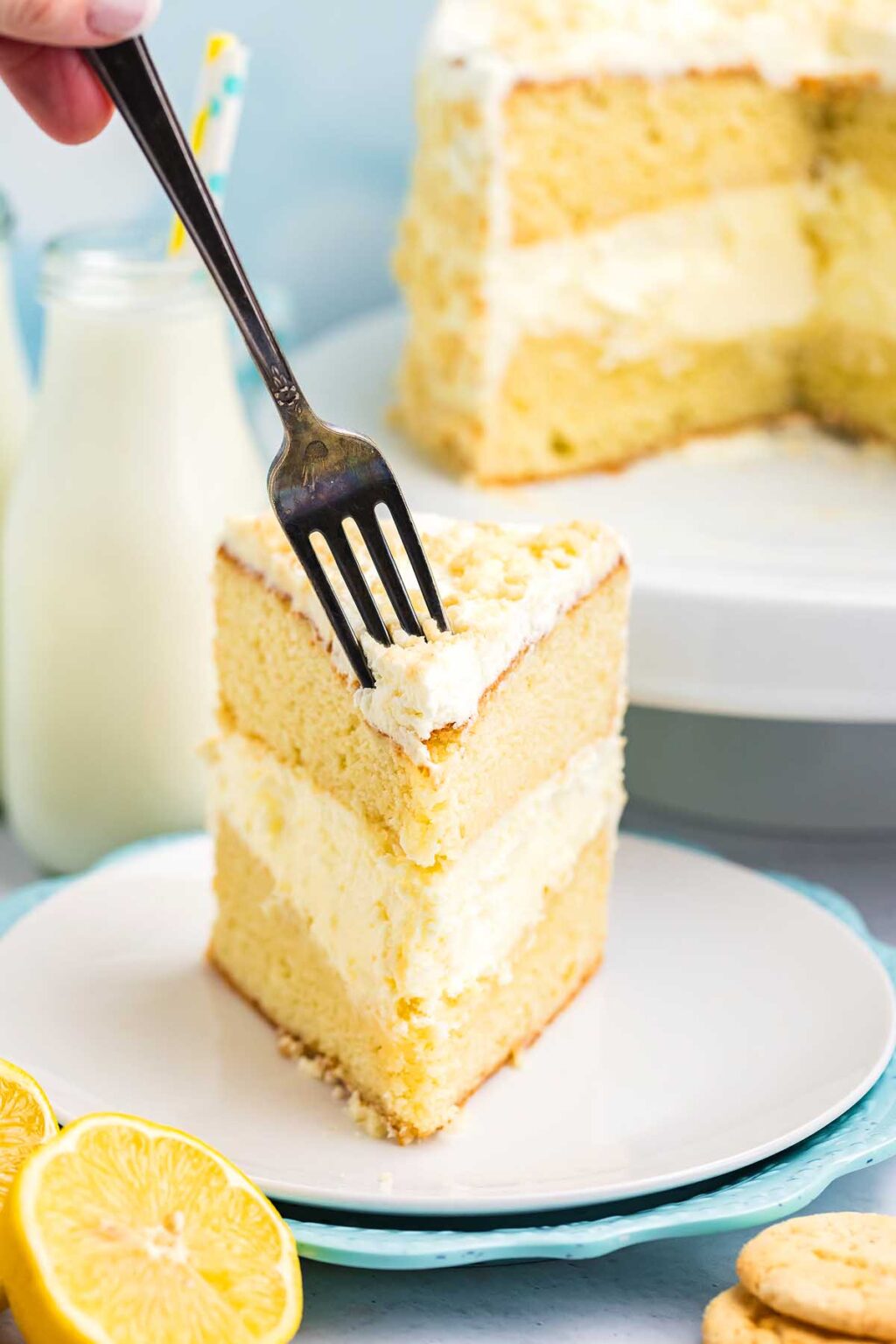 Italian Lemon Mascarpone Cake - xoxoBella