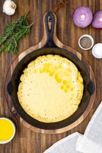 Farinata - Italian Chickpea Pancake Flatbread - xoxoBella