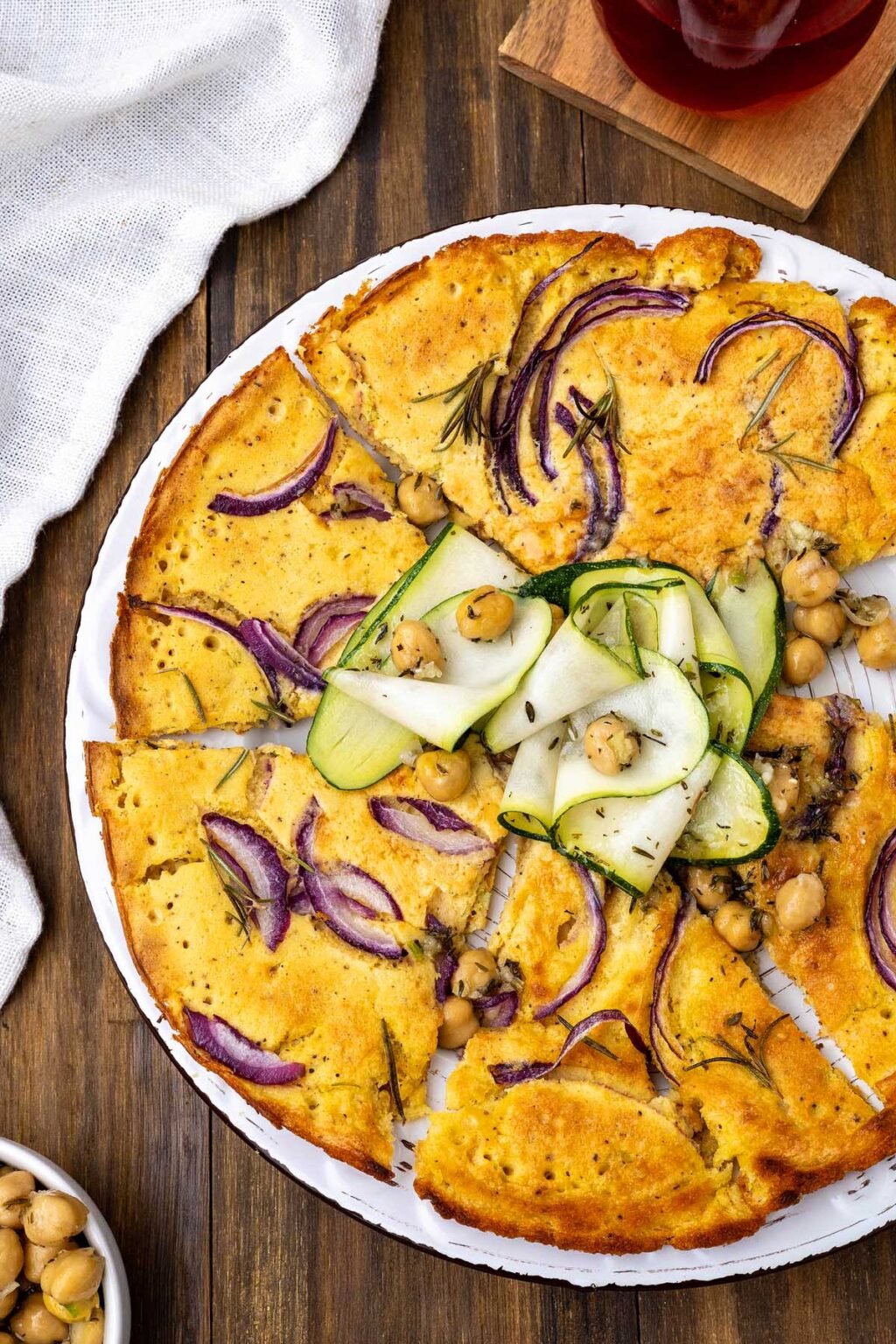 Farinata - Italian Chickpea Pancake Flatbread - xoxoBella