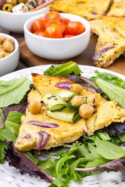 Farinata - Italian Chickpea Pancake Flatbread - xoxoBella