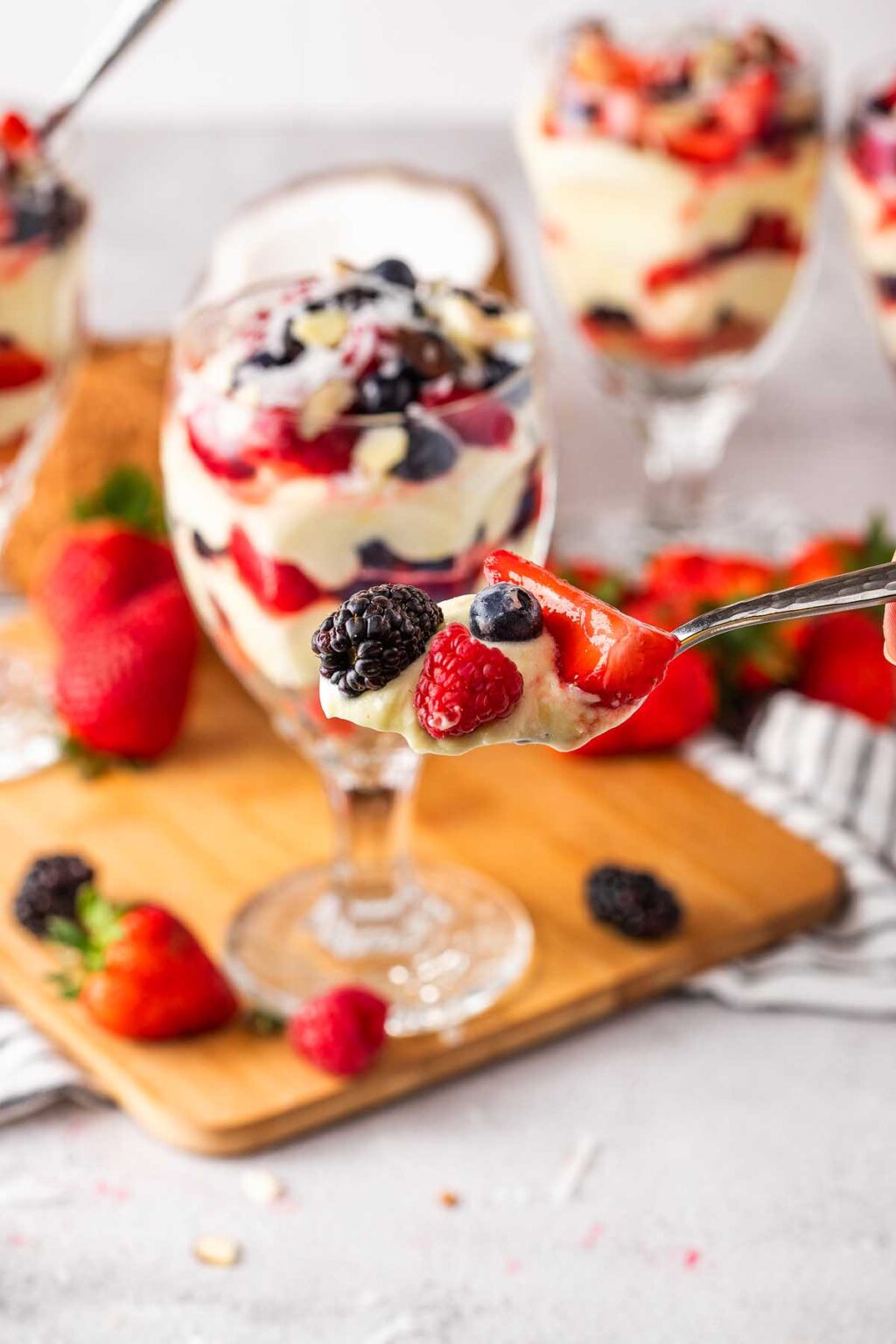 Mixed Berry Parfait - xoxoBella