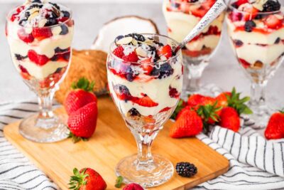 Mixed Berry Parfait - xoxoBella