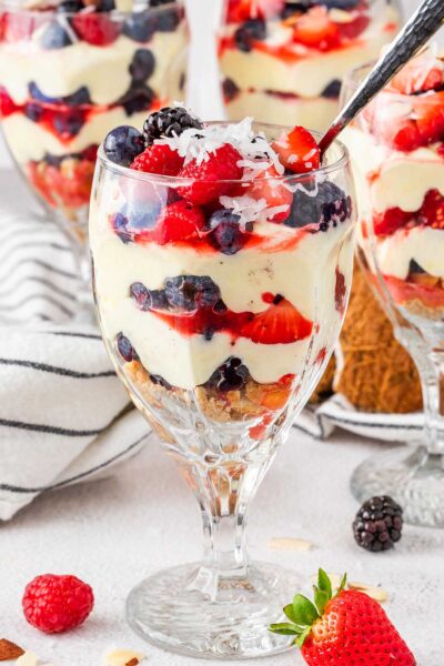Mixed Berry Parfait - xoxoBella
