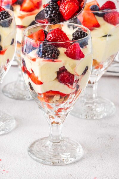 Mixed Berry Parfait - xoxoBella