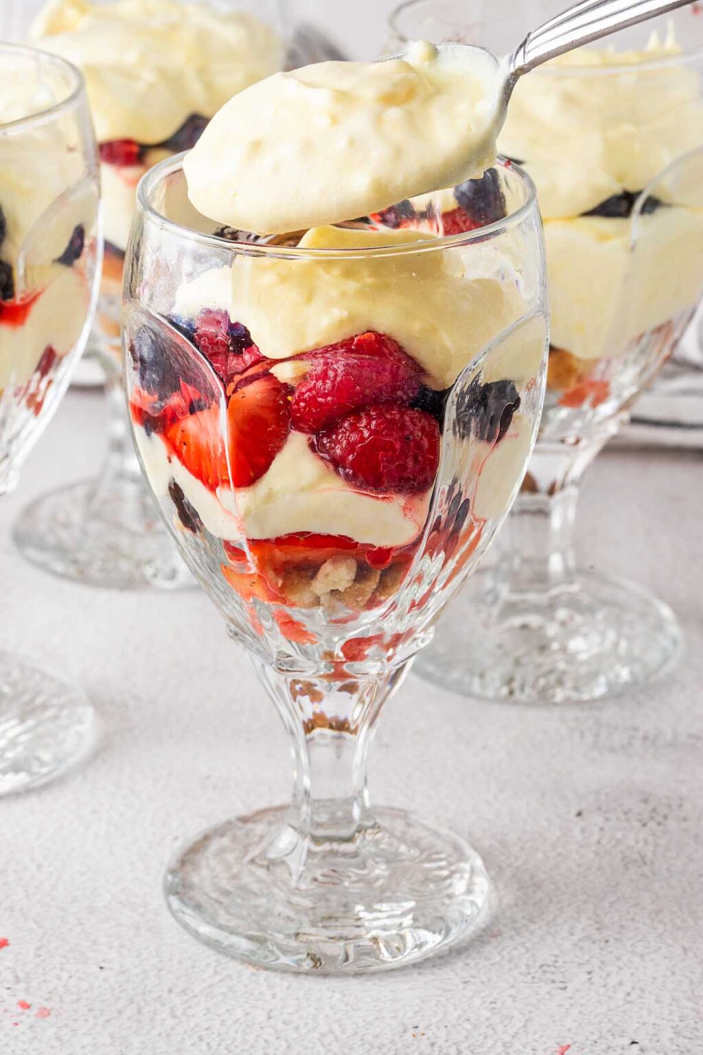 Mixed Berry Parfait - xoxoBella