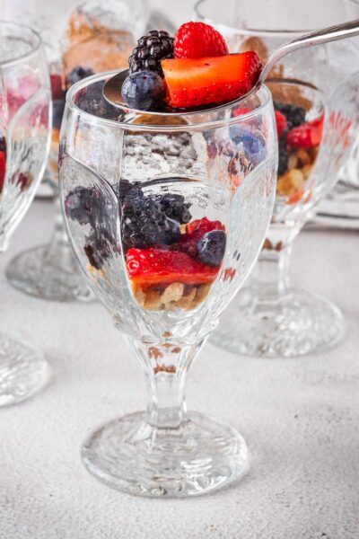 Mixed Berry Parfait - xoxoBella