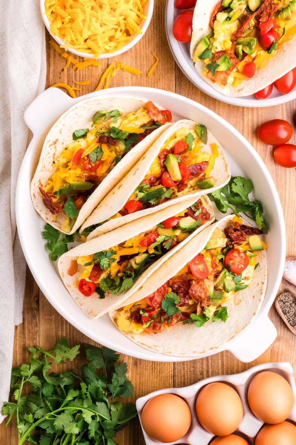 Breakfast Tacos - xoxoBella