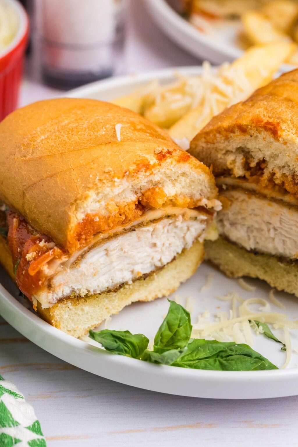 Chicken Parmesan Subs - xoxoBella