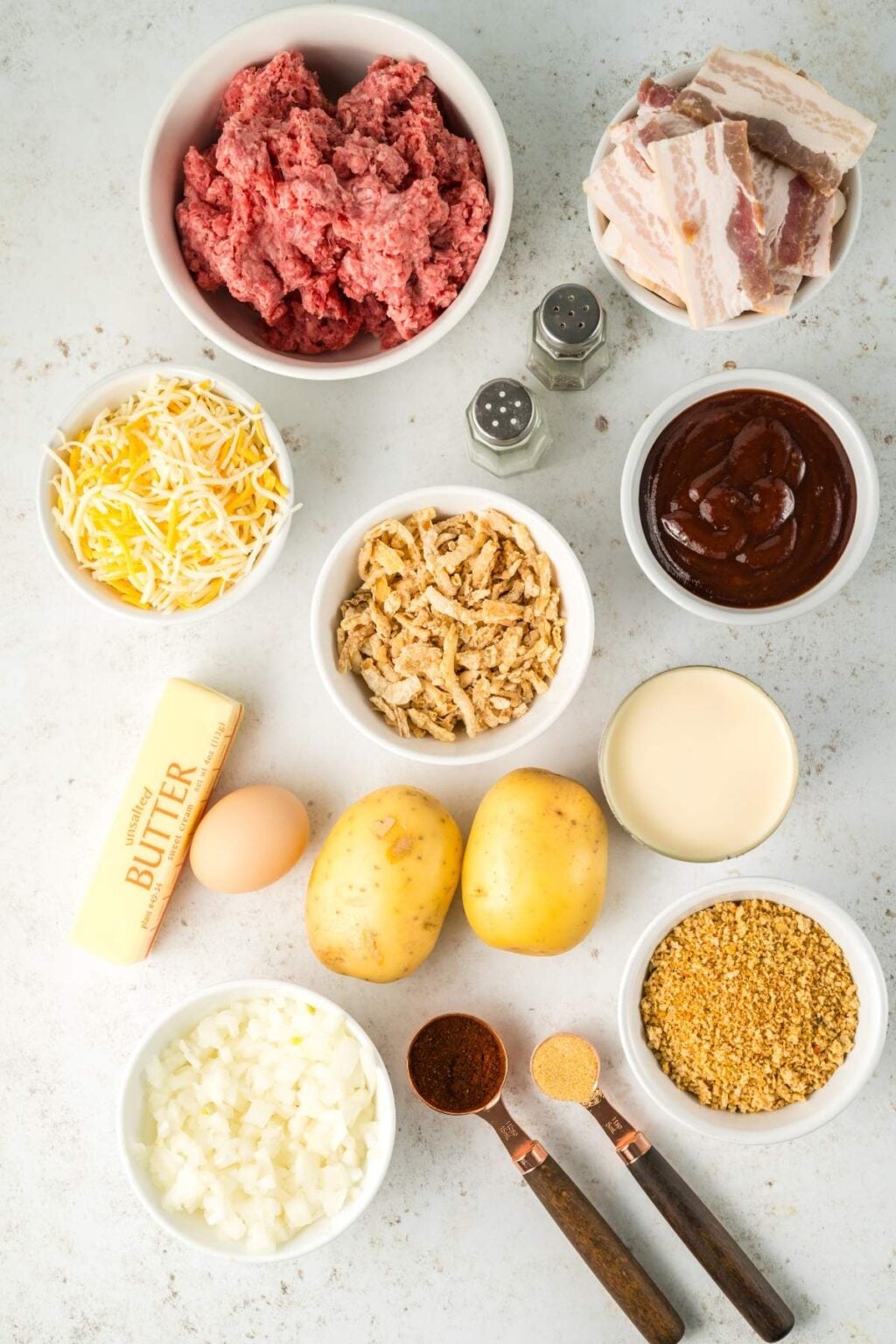 Cowboy Meatloaf and Potato Casserole - xoxoBella
