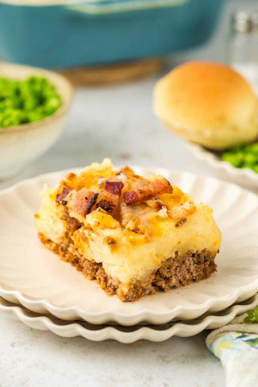 Cowboy Meatloaf and Potato Casserole - xoxoBella