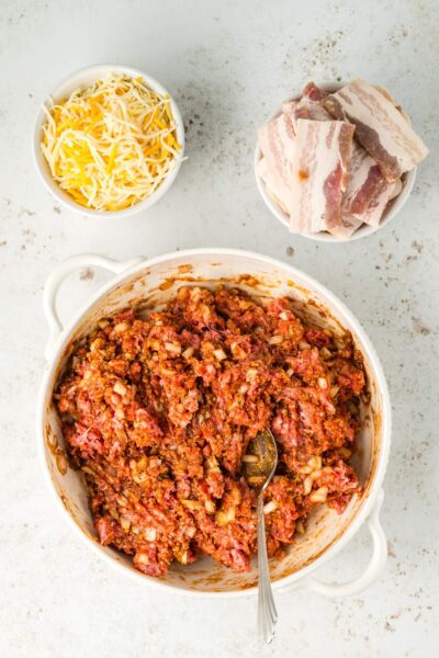 Cowboy Meatloaf and Potato Casserole - xoxoBella