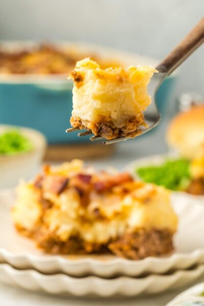 Cowboy Meatloaf and Potato Casserole - xoxoBella