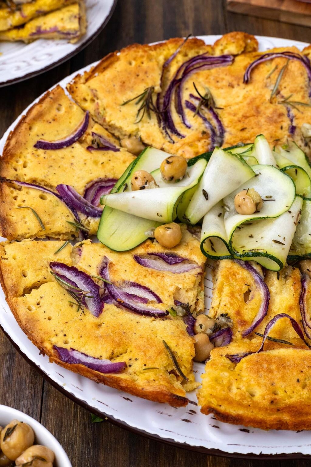 Farinata - Italian Chickpea Pancake Flatbread - xoxoBella