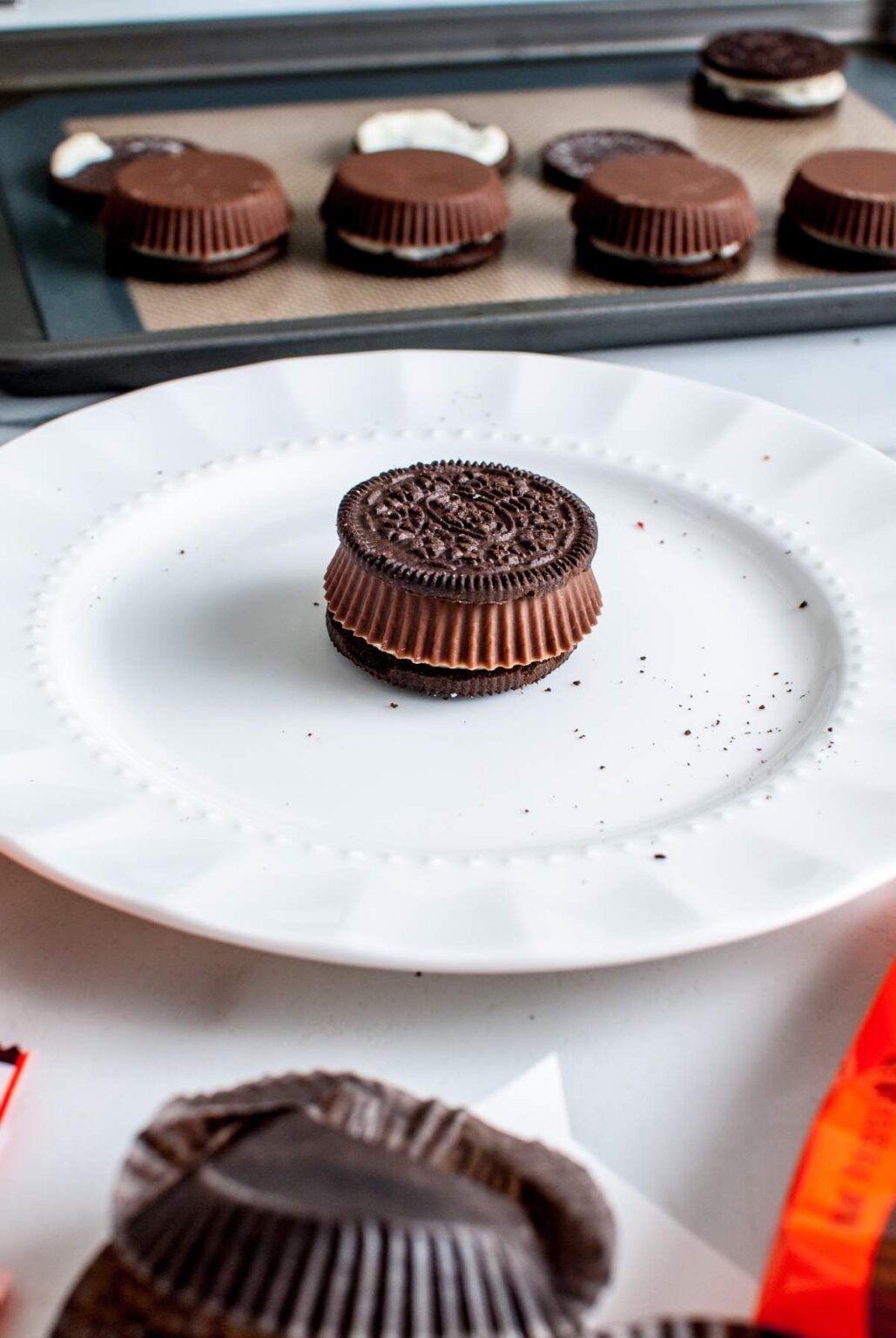 Reese's Stuffed Oreos - xoxoBella